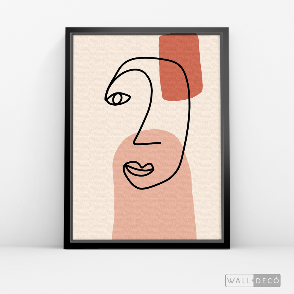 Cuadro Rostros Abstractos Cleo – Wall Decó Store - Cuadros decorativos